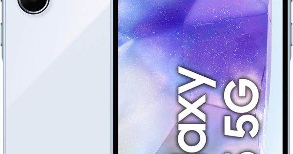 Dealtag | Samsung Galaxy A55 5G Smartphone (Dual-SIMs, 8+128GB) - Awesome Iceblue